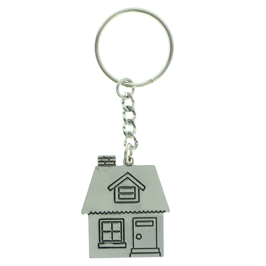 House Split-Ring-Keychain Silver-Tone Color #148 – Mi Amore